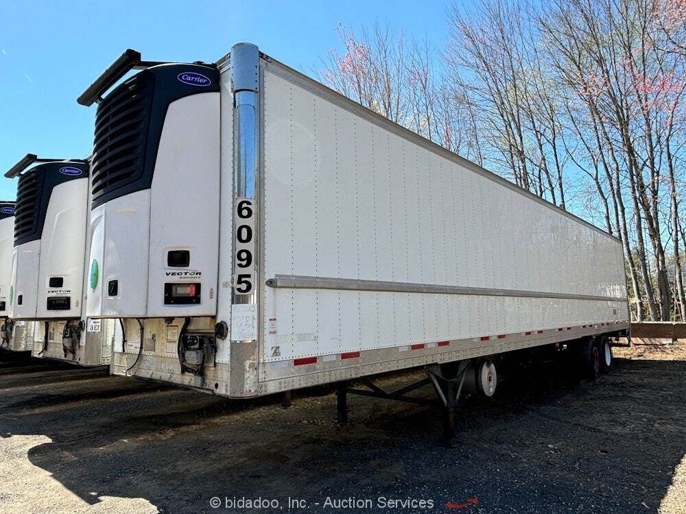 2018 CIMC 1RMR50.5 53' T/A Dry Van Refrigerated Carrier Reefer Trailer ...