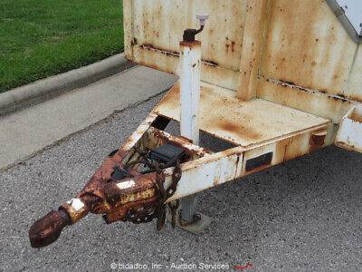 1998 Custom Built 12' Monorail Overhead Hoist Utility Flatbed Trailer ...