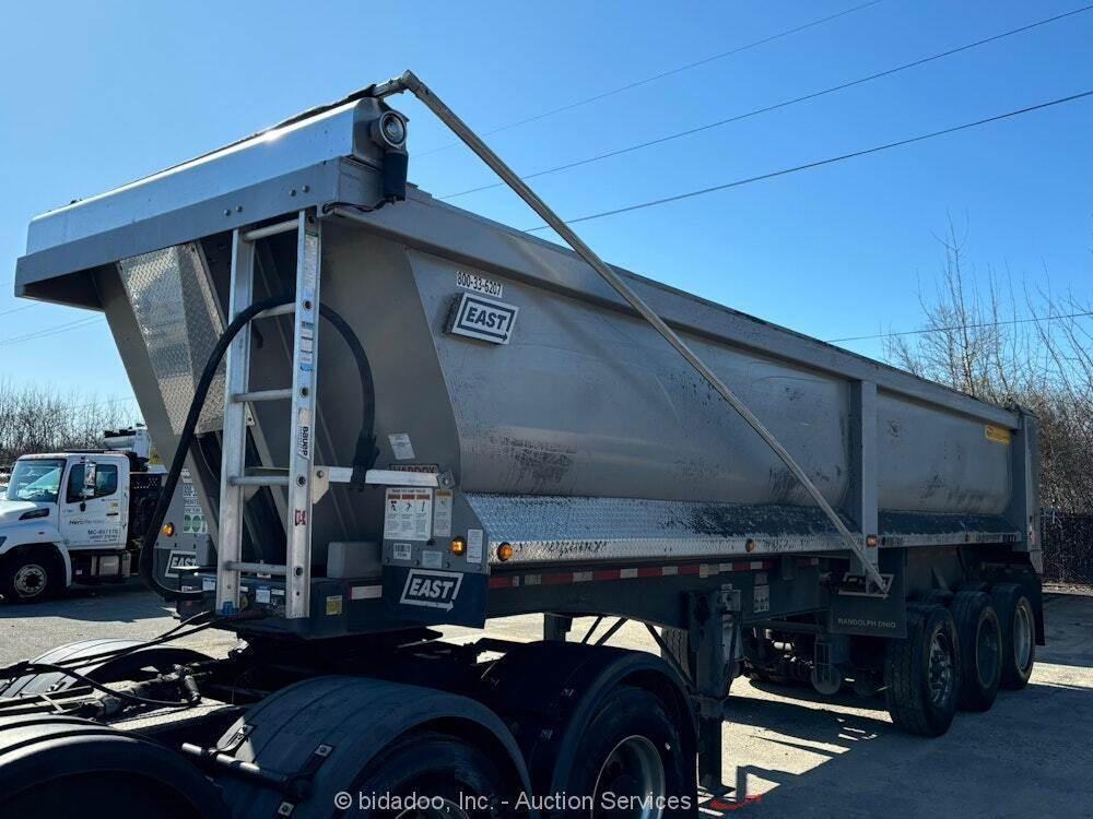 2022 East Steel Hydraulic End Dump 30' Tri-A Vibrating Semi Trailer Tarp bidadoo For Sale ...