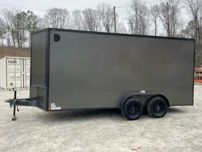 2024 Fast Cargo 7x16TA 16' T/A Enclosed Cargo Utility Delivery Trailer ...