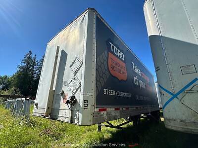 1989 Great Dane V1O-1001WL 28 28' S/A Dry Van Semi Trailer Truck ...
