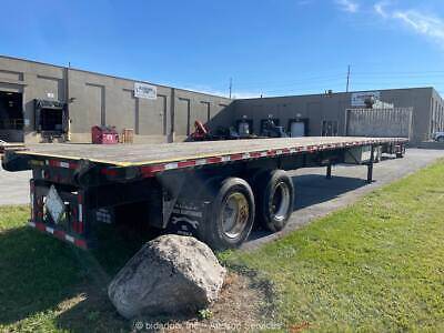 2007 Transcraft TL 2000 45' T/A Flatbed Highboy Equipment Semi Trailer ...