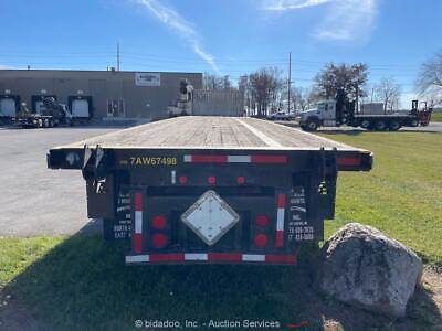 2007 Transcraft TL 2000 45' T/A Flatbed Highboy Equipment Semi Trailer ...