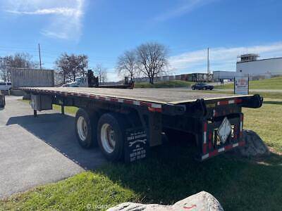 2007 Transcraft TL 2000 45' T/A Flatbed Highboy Equipment Semi Trailer ...