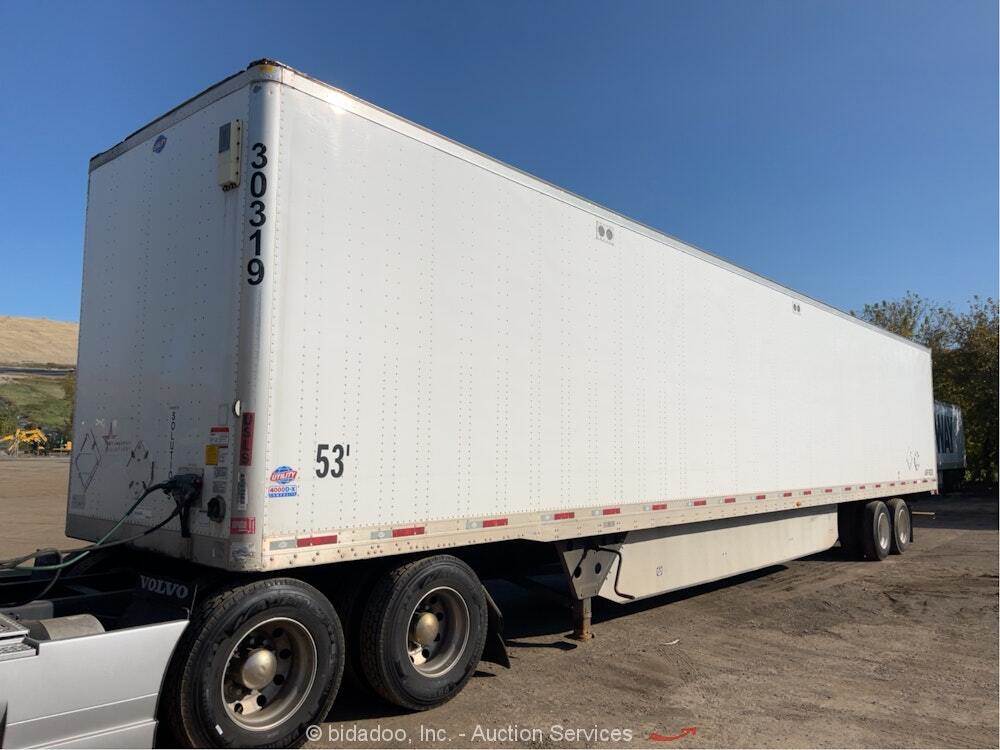 2020 Utility VS2DX 53' T/A Dry Van Enclosed Cargo Delivery Box Trailer ...