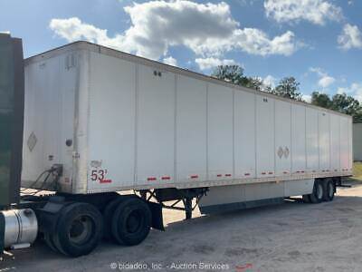 2012 Wabash National DVCVHPC 53' T/A Dry Van Trailer Cargo Box Delivery ...