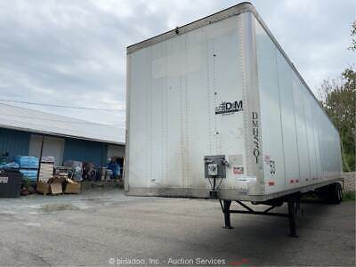 2009 Wabash DVCVHPC 53' T/A Dry Van Enclosed Box Semi Delivery Trailer ...