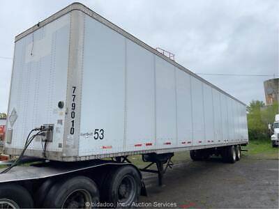 2008 Wabash National T/A 53' Dry Box Delivery Cargo Trailer Sliding ...