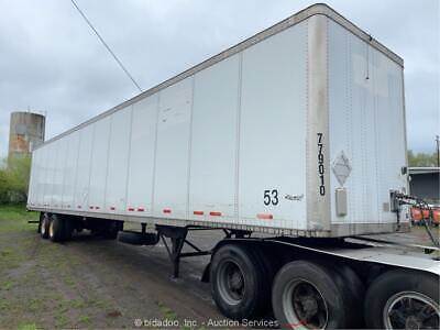 2008 Wabash National T/A 53' Dry Box Delivery Cargo Trailer Sliding ...