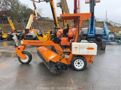 2023 Laymor SM300 8' Towable Ride-On Broom Street Sweeper Kubota Diesel ...