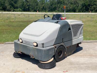 2021 Nilfisk Advance SW8000 77" Propane Ride-On Sweeper Warehouse Floor ...