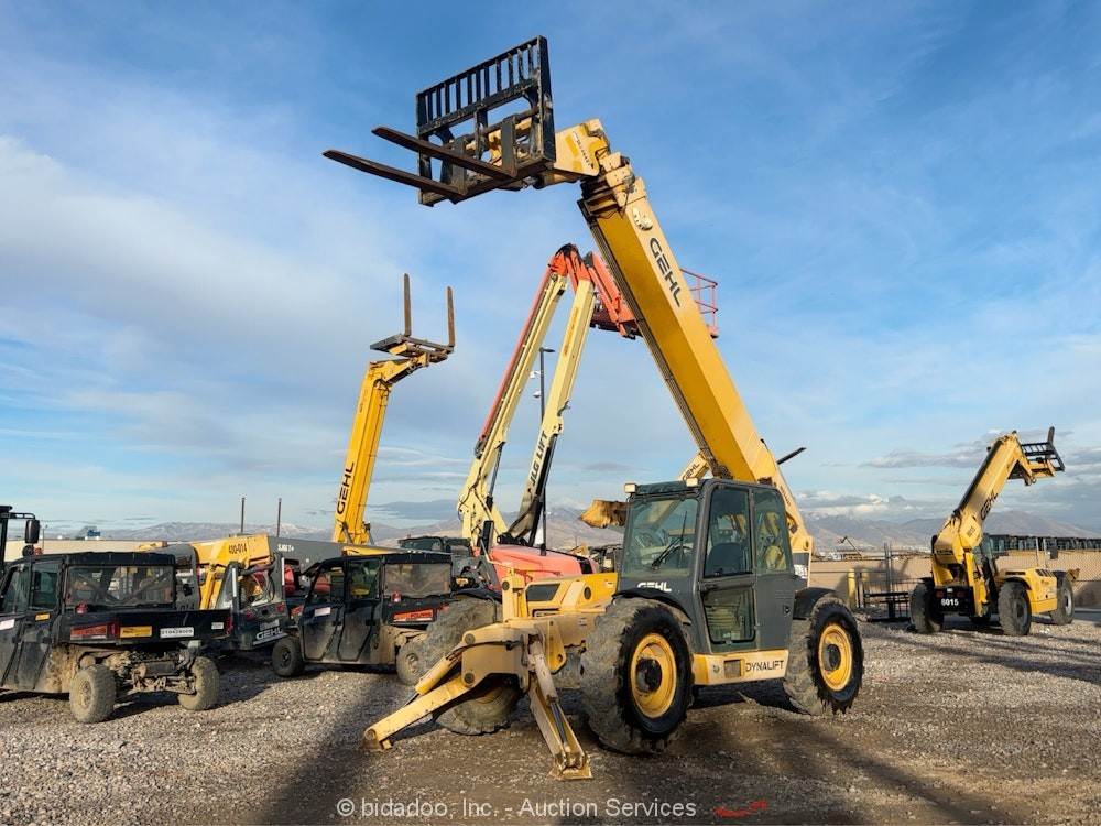 2018 Gehl DL1255 55' 12,000 lb Telescopic Reach Forklift Cab ...