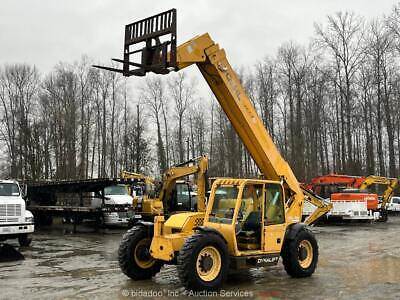 Gehl DL8H 8K Enclosed Cab Telescopic 42' Reach Forklift Telehandler For ...
