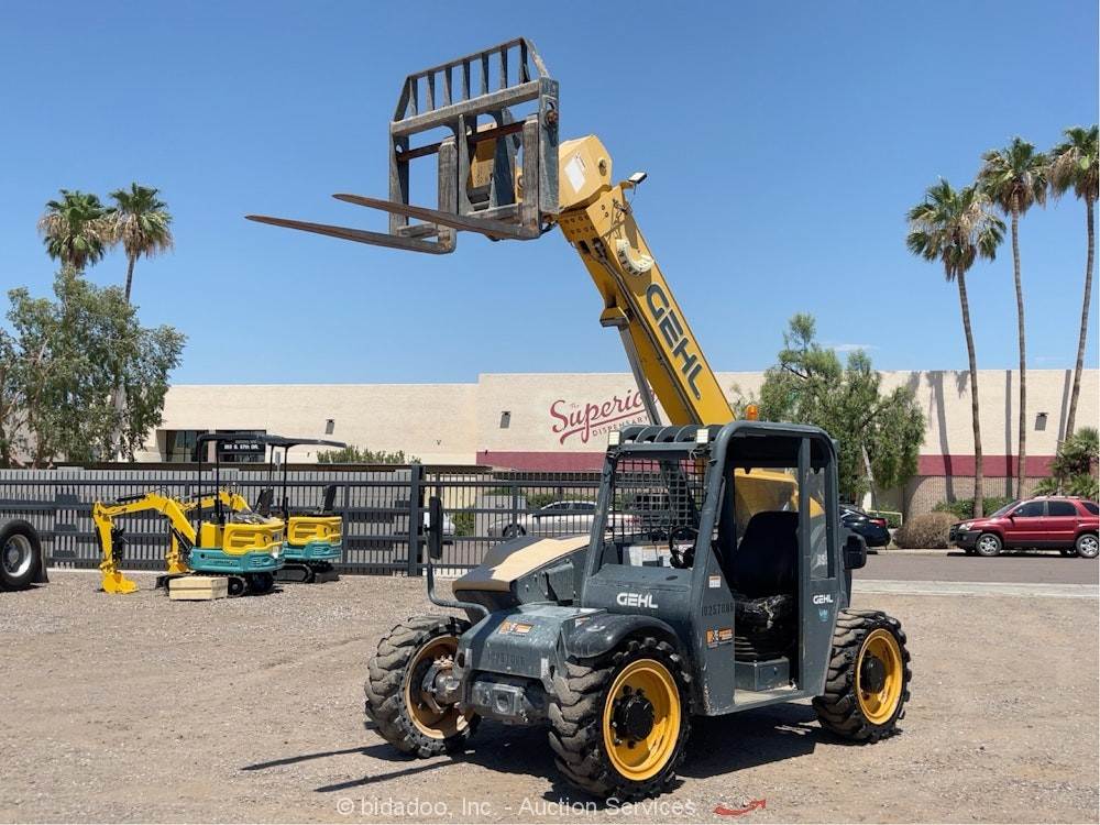 2018 Gehl RS5-19 19' 5,500 lbs Telescopic Reach Forklift Telehandler ...