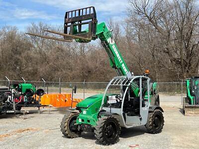 2014 Genie GTH 5519 19’ 5k 4WD Telescopic Reach Forklift Telehandler ...