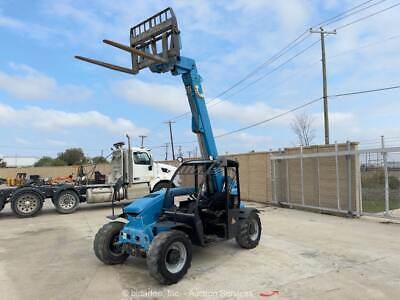 2017 Genie GTH 5519 19' 5,000 lbs Telescopic Reach Forklift Telehandler ...