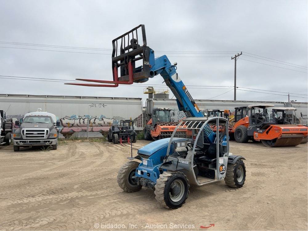 2013 Genie GTH-5519 19' 5,000 lbs Telescopic Reach Forklift Telehandler ...