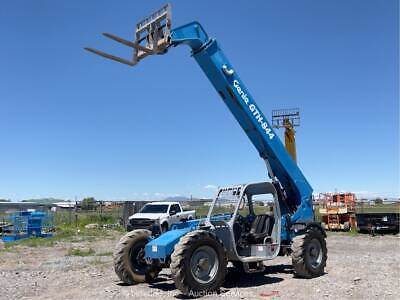 2013 Genie GTH-844 44' 8,000 lbs Telescopic Reach Forklift Telehandler ...