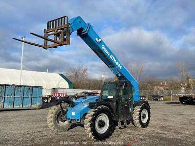2014 Genie GTH844D 44' 8,000 lbs Telescopic Reach Forklift Telehandler ...