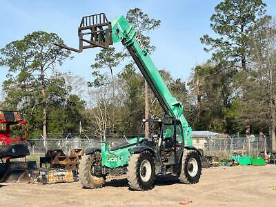 2013 JCB 507-42 7,000 lbs Telescopic Reach Forklift Telehandler 7k Aux ...