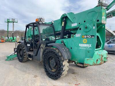 2014 JCB 510-56 56' 10,000 lb Telescopic Reach Forklift Telehandler Aux ...