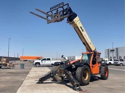 2018 JLG 1055 55' 10,000 lbs Telescopic Reach Forklift Telehandler Cab ...