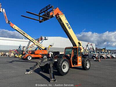 2014 JLG G12-55A 55' 12k Telescopic Reach Forklift Telehandler Cab Aux ...