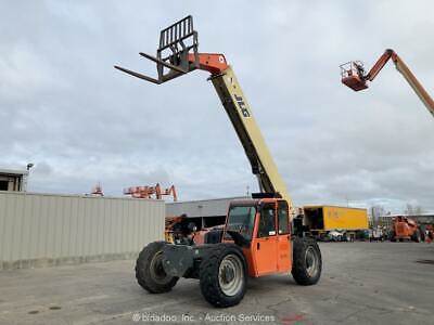 2012 JLG G9-43A 43' 9,000 lbs Telescopic Reach Forklift Cab Telehandler ...