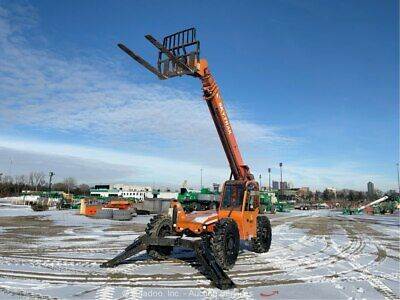 2015 Skytrak 10054 54' 10K Telescopic Reach Forklift Telehandler Cab ...