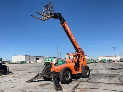 2015 Skytrak 10054 54' 10K Telescopic Reach Forklift Telehandler Aux ...