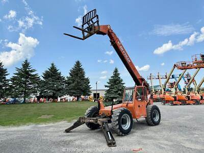 2011 Skytrak 10054 54' 10K Telescopic Reach Forklift Cab Telehandler ...