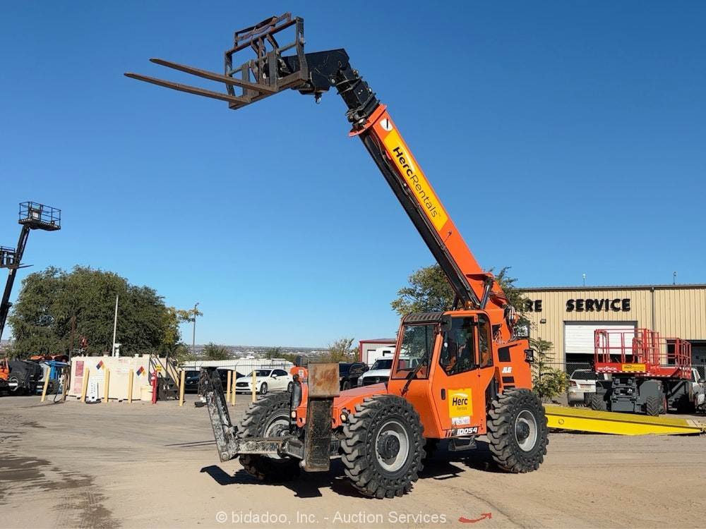 2019 Skytrak 10054 54' 10K Telescopic Reach Forklift Telehandler Cab ...