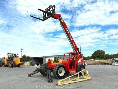 2000 Skytrak 10543 54' 10K Telescopic Telehandler Reach Forklift Aux ...