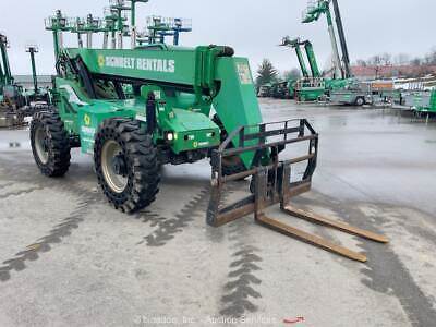 2014 Skytrak 6042 42' 6,000 lb Telescopic Reach Forklift Cab ...