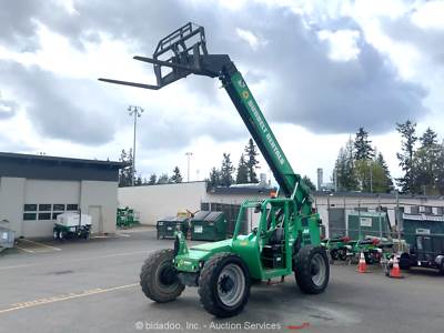 2016 Skytrak 8042 8,000 lb Telescopic Reach Forklift Telehandler 8k Aux ...