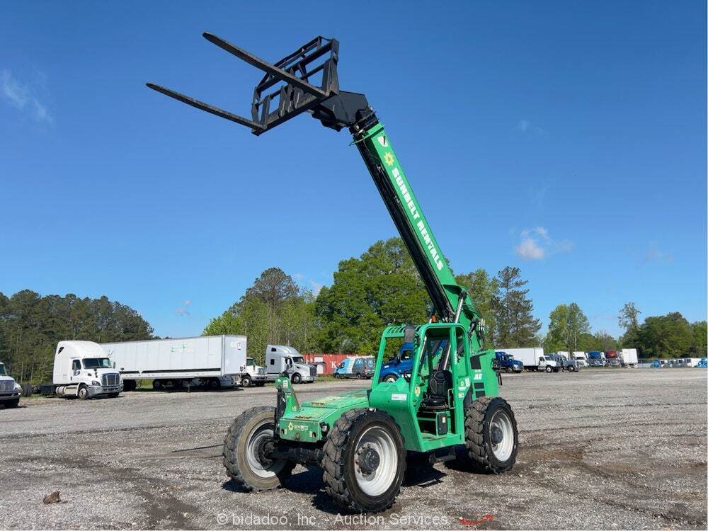 2017 Skytrak 8042 42' 8,000 lbs Telescopic Reach Forklift Telehandler ...