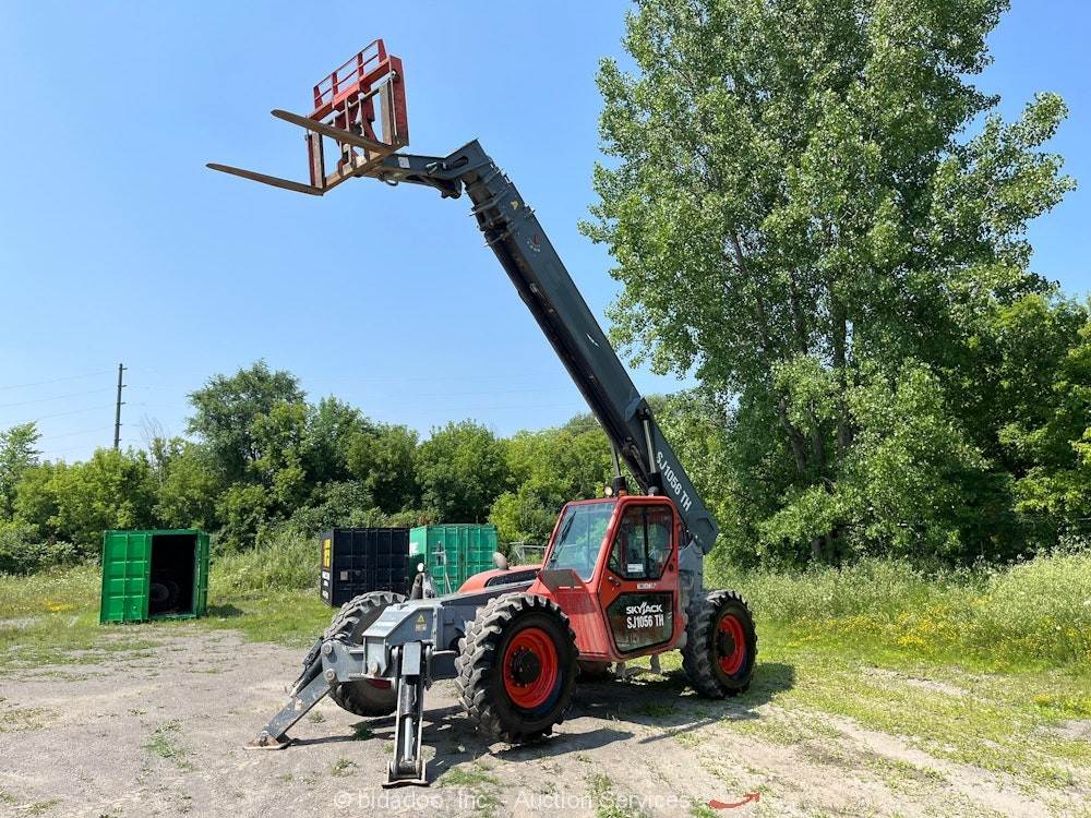 2016 Skyjack SJ1056TH 56' 10K Telescopic Reach Forklift Telehandler Cab ...