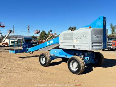 2014 Genie S-40 40' 4WD Diesel Telescopic Boom Lift Man Aerial Platform ...