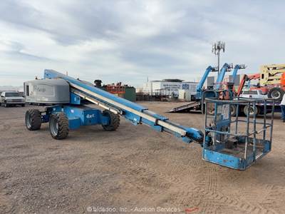 2015 Genie S-60 X 60' 4WD Diesel Telescopic Boom Lift Man Aerial ...