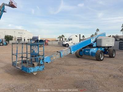 2015 Genie S-60 X 60' 4WD Diesel Telescopic Boom Lift Man Aerial ...