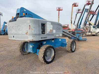2015 Genie S-60 X 60' 4WD Diesel Telescopic Boom Lift Man Aerial ...