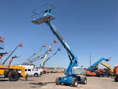 2015 Genie S-60X 60' 4WD Telescopic Boom Lift Manlift Aerial Platform ...