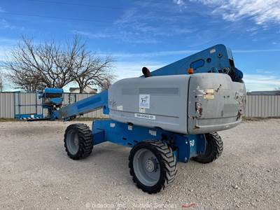 2014 Genie S-60X 60' 4WD Diesel Telescopic Boom Lift Man Aerial ...