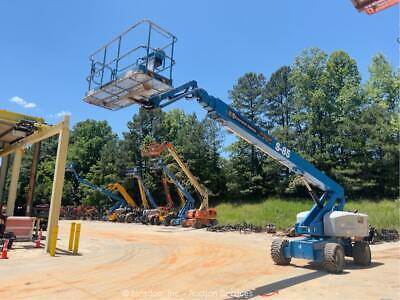 2014 Genie S-85 85' 4WD Telescopic Boom Lift Man Aerial Platform ...