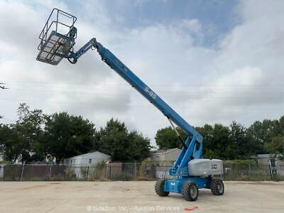 2013 Genie S-85 85' 4WD Telescopic Boom Lift Man Aerial Platform ...