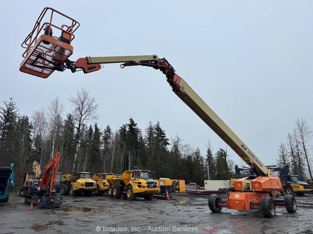 2011 JLG 1500SJ 150' 4WD Diesel Telescopic Boom Lift Man Aerial Hyd Jib ...