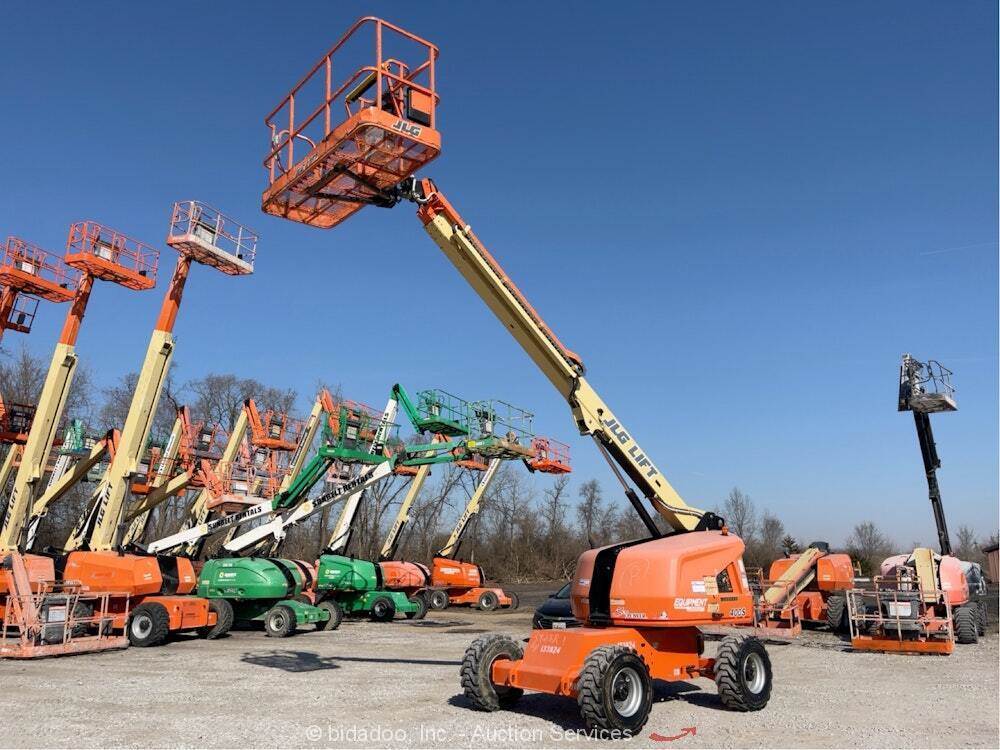 2017 JLG 400S 40' 4WD Diesel Telescopic Boom Lift Man Aerial SkyPower ...