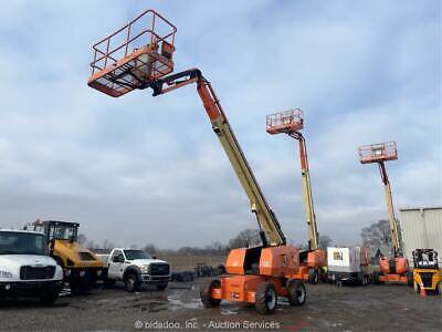 2014 JLG 660SJ 66' 4WD Diesel Telescopic Boom Lift Man Aerial Platform ...