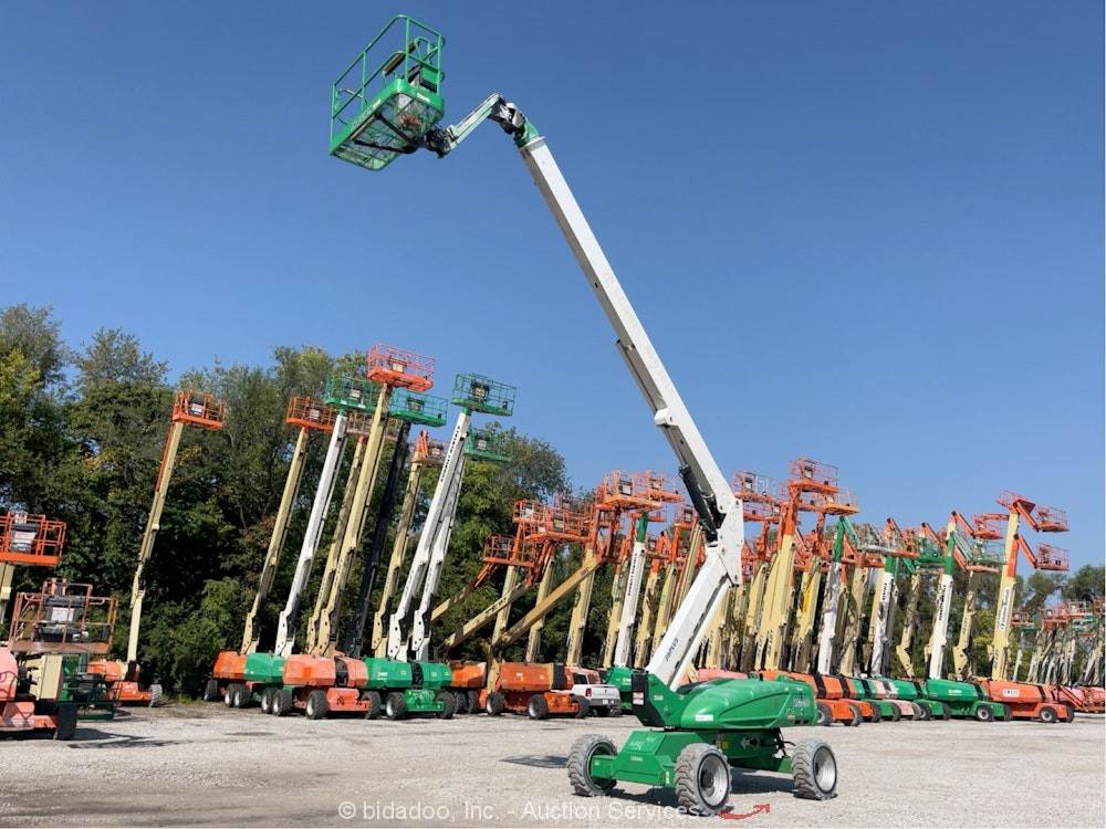 2016 JLG M600JP 60' Electric Hybrid Telescopic Boom Lift Man Aerial Jib ...