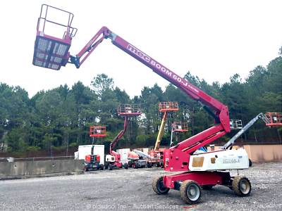 2016 MEC 60-J Electric 60' Telescopic Boom Lift Man Aerial Platform Jib ...
